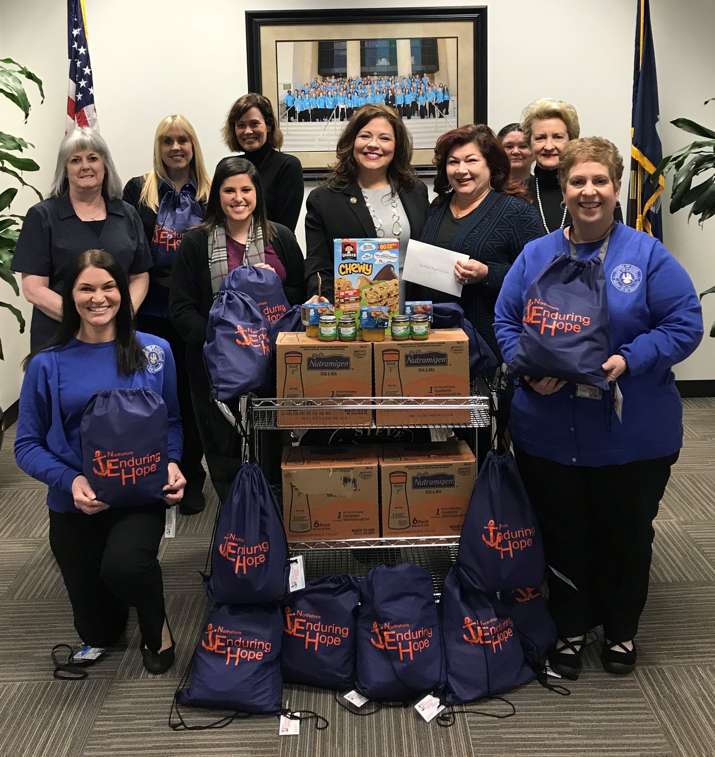 Deputy Clerks donate to Northshore Enduring Hope » St. Tammany Clerk of ...